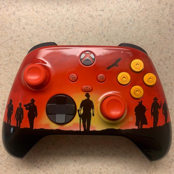 Custom Painted Witcher Themed Controller | Unique Gamer Gift ...