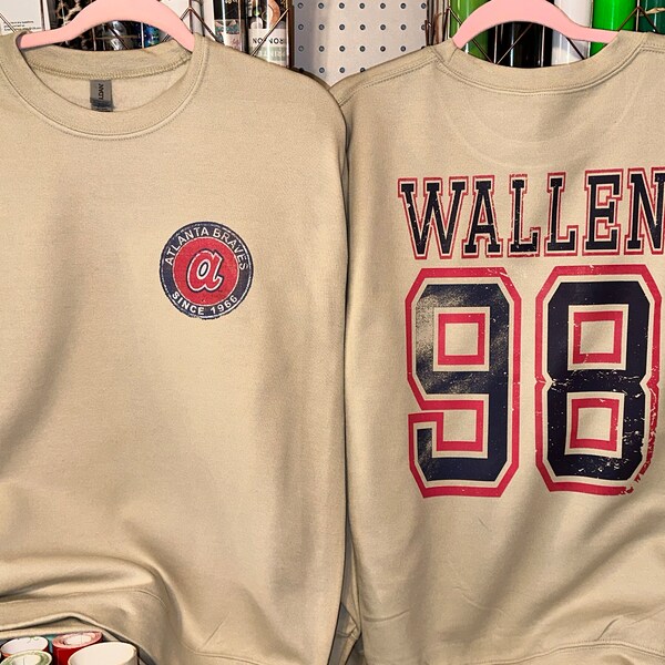 Wallen 98 Svg, Wallen Png, Braves Svg Cut File, Distressed Braves Png ...