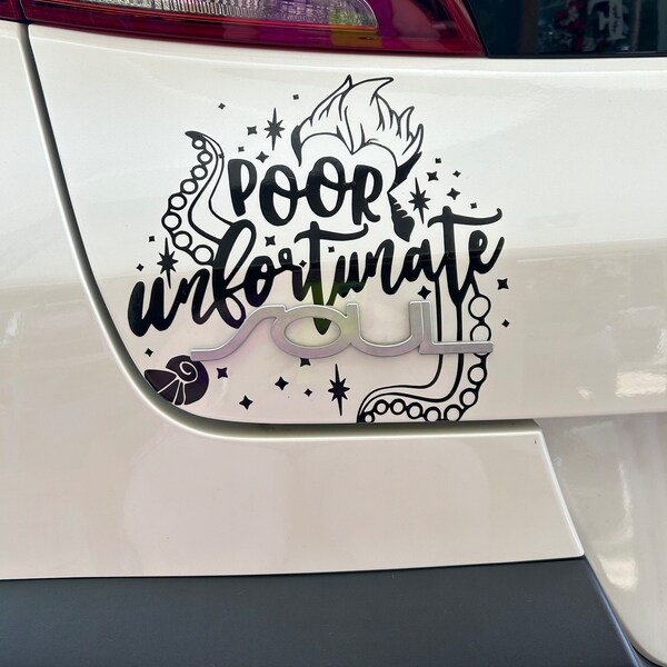 Soul Car Decal, Ursula, Vinyl Decal, Kia Soul, Unfortunate Souls, Poor ...