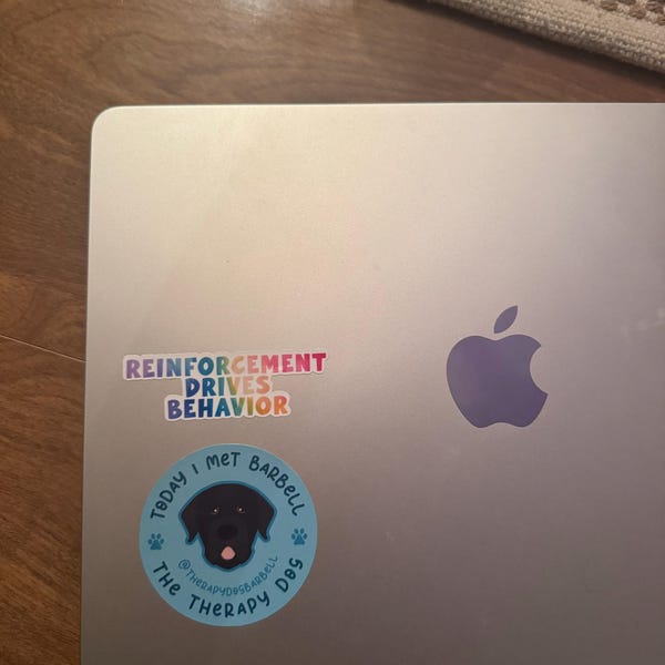 I Love My Therapy Dog Sticker, Therapy Dog Sign, Therapy Dog in ...