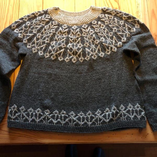 Knitting Pattern | Mokosh Pullover | Colorwork Pullover - Etsy