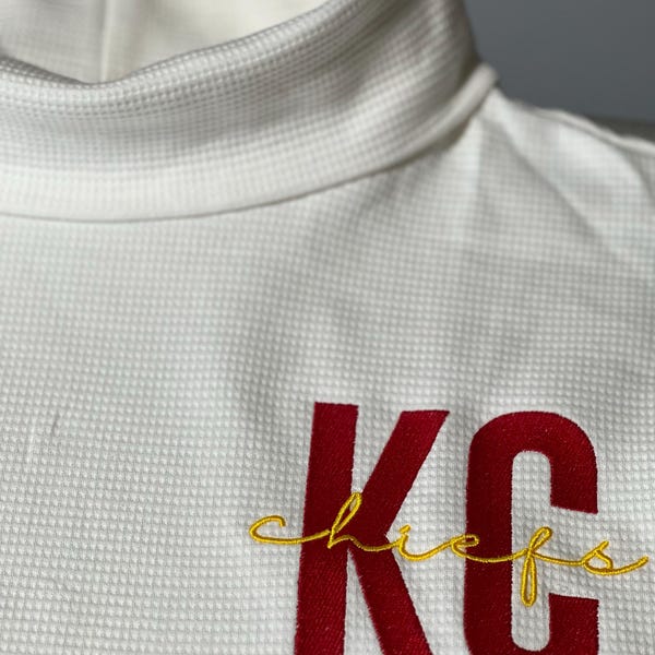 Kansas City Chiefs Football Embroidery Digital Design, T-shirt Design, 5 by 7 Hoop - Etsy