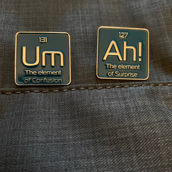 Enamel Pin - Science Enamel Pins - Periodic Element Pin - Funny Pins ...