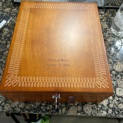Personalized Unity Ceremony Wedding Ceremony Wine Box Ceremony Unity ...