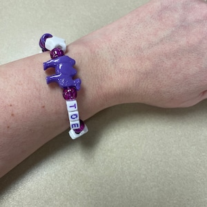 2D DNA Rainbow Kandi Cuff Bracelet in Black or White. Perfect for Any ...