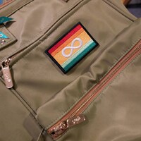 Pansexual Flag Embroidered Patch LGBT Pan Panromantic Hook and Loop, Iron-on & Sew-on Patches - Etsy