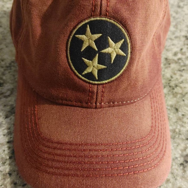 Tennessee Flag Tri-star Hat, Brick Red - Etsy