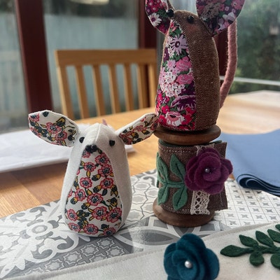 Bedtime Bunny Sewing Pattern the Cutest Little Linen Bunny Complete ...