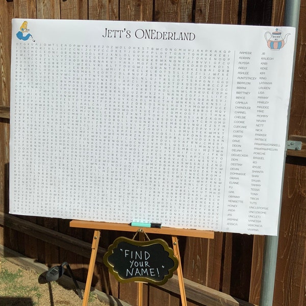 Custom Word-search (30x42) - Custom Word Search - Giant Word Search ...