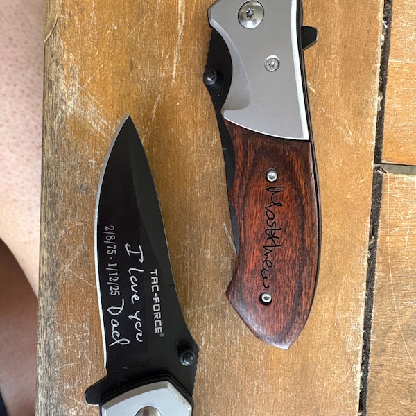Custom Engraved Cremation Keepsake Knife. HIGH QUALITY & Free Priority ...