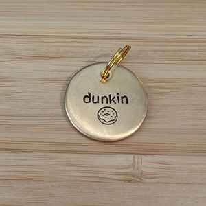 Simple Custom Hand Stamped Dog Tag, Dog Tags for Dogs, Pet Id Tag ...