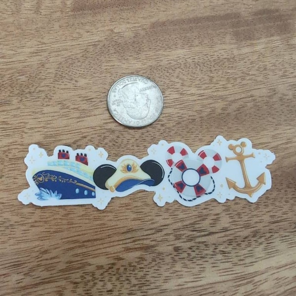 Cruise Landmarks Transparent Laptop Sticker/ Castaway Cay Wanderlust ...