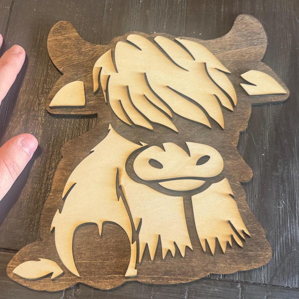 Highland Cow Farmhouse Decor - Etsy