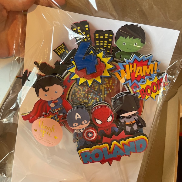 Flash Topper Birthday Cake Topper Flash Themed Cake Decoration - Etsy