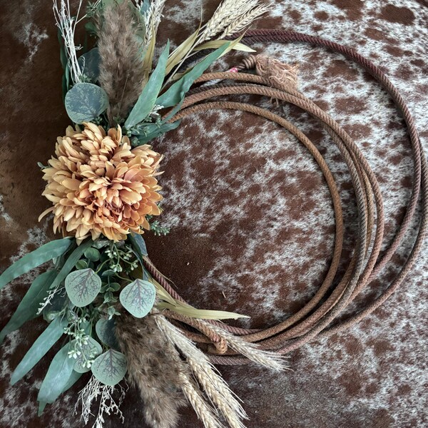 Real Used Cowboy Lariat-lasso Rope-western Decor-farmhouse Decor-rope ...