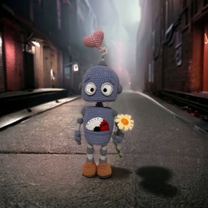 Crochet Pattern for Robot Mike the Toy, PDF English, Amigurumi - Etsy