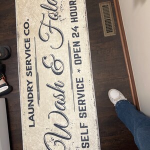 Vibrant Printed Kitchen Rug, Set of 2 Machine Washable Non-slip Kitchen ...