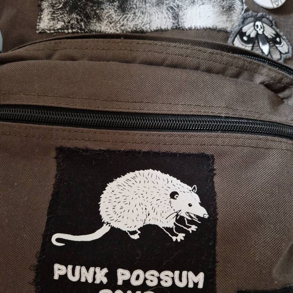 Punk Possum Patch 4x4 - Etsy
