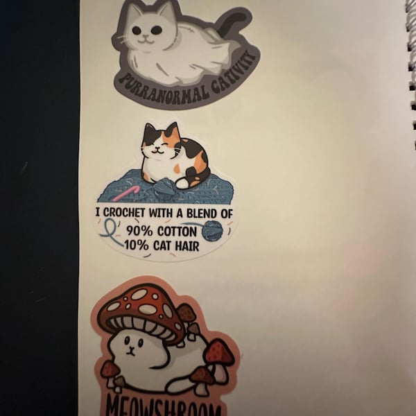 Siamese Cat Loaf Sticker; Waterproof Dishwasher Safe Matte Vinyl ...
