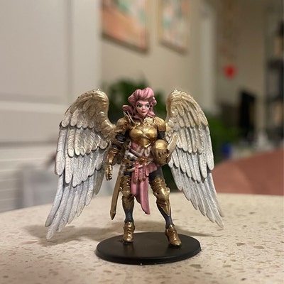 4 Sets Angelic Feather Wings for Kitbash and Table Top Miniatures 32 ...