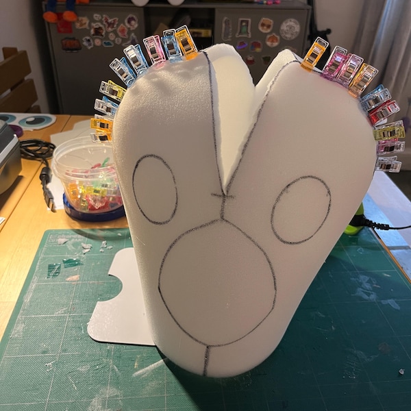 Bucket Style Foam Fursuit Head Base and Liner Pattern - Etsy