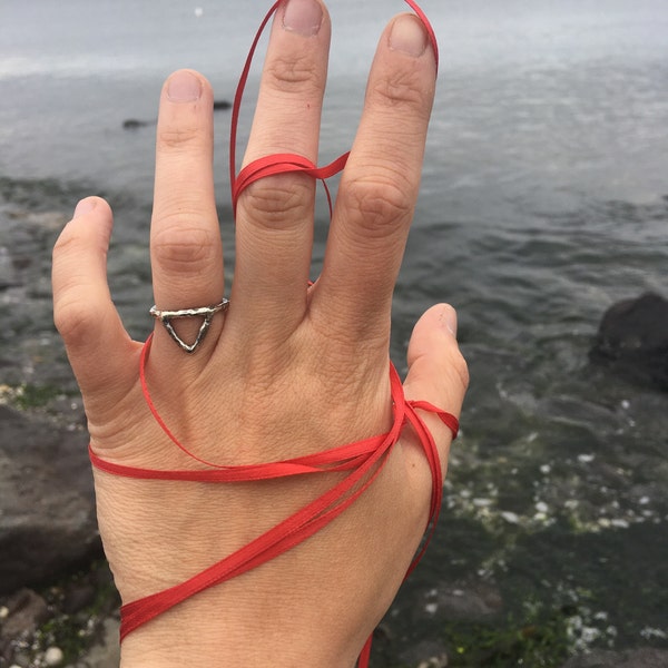 Silver Bells Ring, Handmade Bell Ring, Bell Jewelry, Witch Ring, Temple ...