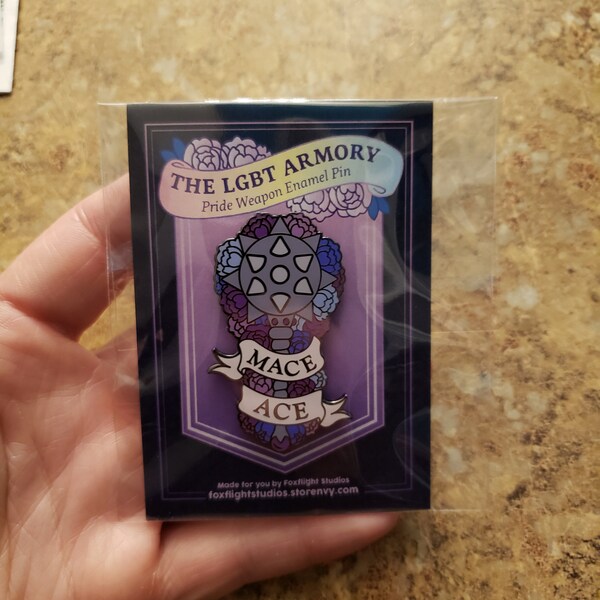 Mace Ace Enamel Pin - Etsy