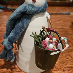 Snowman Snow Angel for the Holiday | Hand-thrown Porcelain | Winter ...