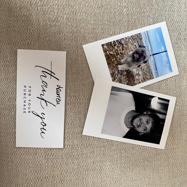 Photo Place Card With Ribbon, Wedding Table Place Name Card, Seating ...