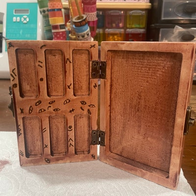 Lidded Knuckle Bones Game Set - Etsy