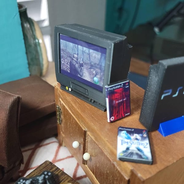 Mini CRT TV - 3 Models, 5 Color Options- Personalize With the Image of ...