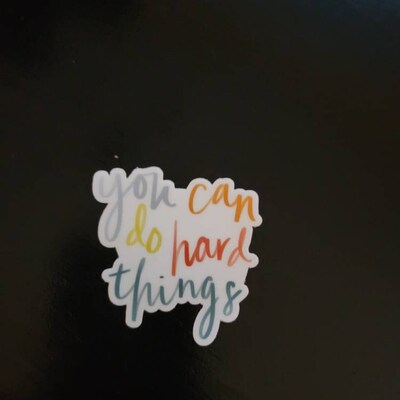 Encouraging Inspirational Stickers Waterproof Vinyl Decals You Can Do ...