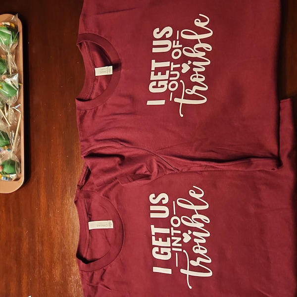 I Get Us Into Trouble Svg, I Get Us Out of Trouble Svg, Best Friends ...