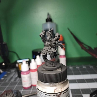 Gundrof Ragingfire Dwarf Resin Dnd Miniature Dungeons and Dragons Mini 5E Fantasy Artisan Guild ...