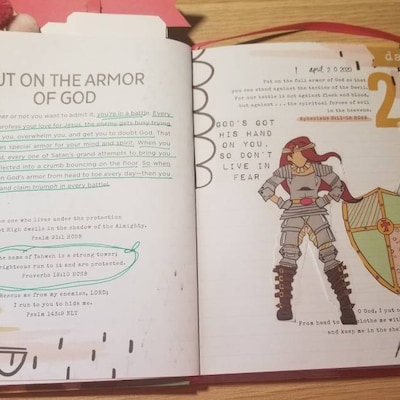 Armor of God, Bible Journaling, Traceable, Printable, Faith, Christian ...