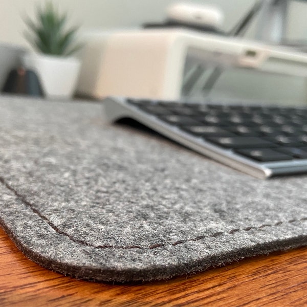Computer Desk Mat to Organize Your Work Place 5mm Felt Thickness - Etsy