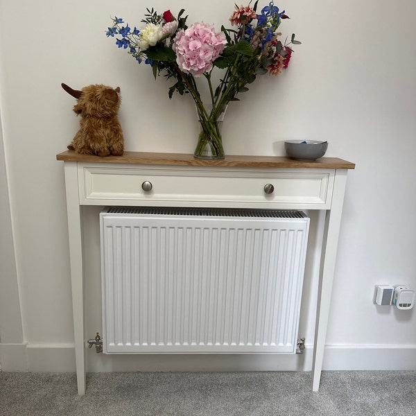 1000mm Tall Elegant Radiator Cover, Table Shelf, Console Table. - Etsy UK
