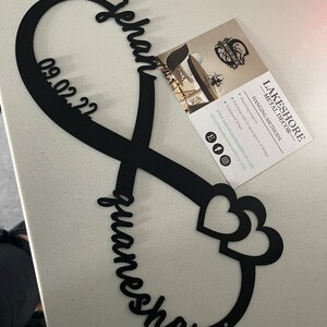 Personalized Wedding Gift for Couple Custom Infinity Sign - Etsy