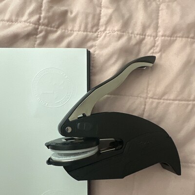 Custom Book Stamp or Embosser Your Name on A Stamp - Etsy