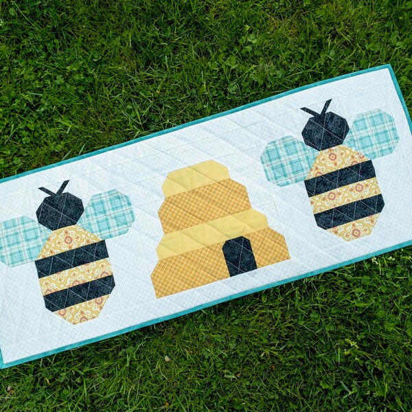 Bee Humble Table Runner Pattern - PDF Pattern - Etsy