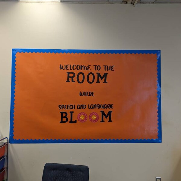 Welcome to the Room Where Speech and Language Blooms, Speech Classroom ...
