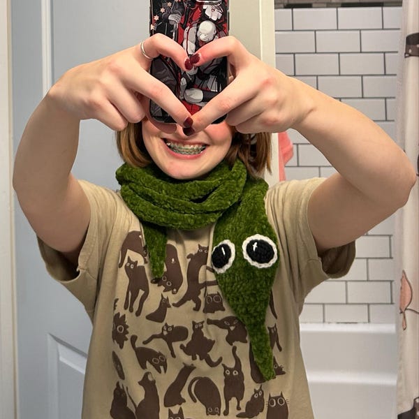 CUSTOM Worm-on-a-string Scarf - Etsy