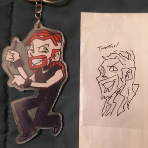 Metalocalypse Dethklok Acrylic Keycharm - Etsy