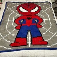 Spiderman – C2C – Row by Row – Written Instructions – Graph – PDF ...