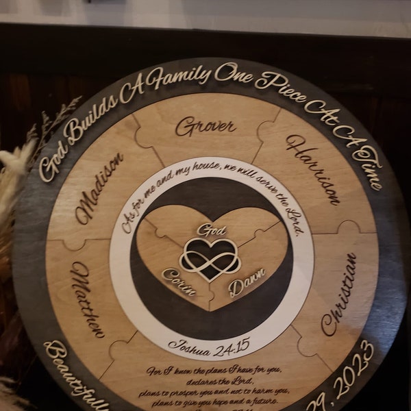 Unity Puzzle, Family Puzzle, Blended Family, Unity Alternative, Wedding ...
