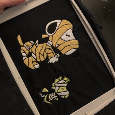 Snoopy Halloween Embroidery File - Etsy