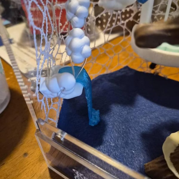 3D Printed Stone Castle Hide Removable Top Jumping Spider Terrarium ...