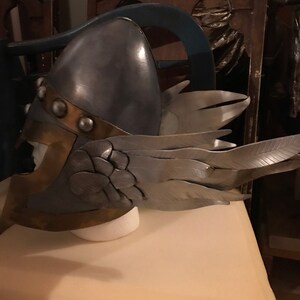 Custom Winged Leather Circlet - Etsy