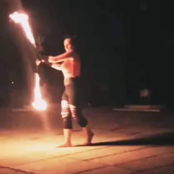 Big Fire Comet Poi, Cage Poi, Performance Poi, Big Poi, Huge Poi ...