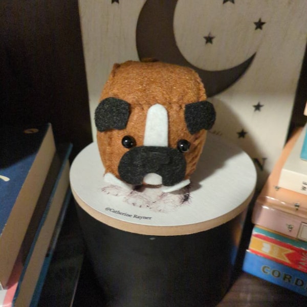 Cube Critter: Boxer Dog- Cube Shaped Plush Animal With a Small Belly ...